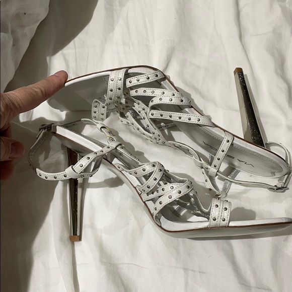 Via Spiga | Shoes | Via Spiga 85 White Hob Nob High Heel Nwt | Poshmark